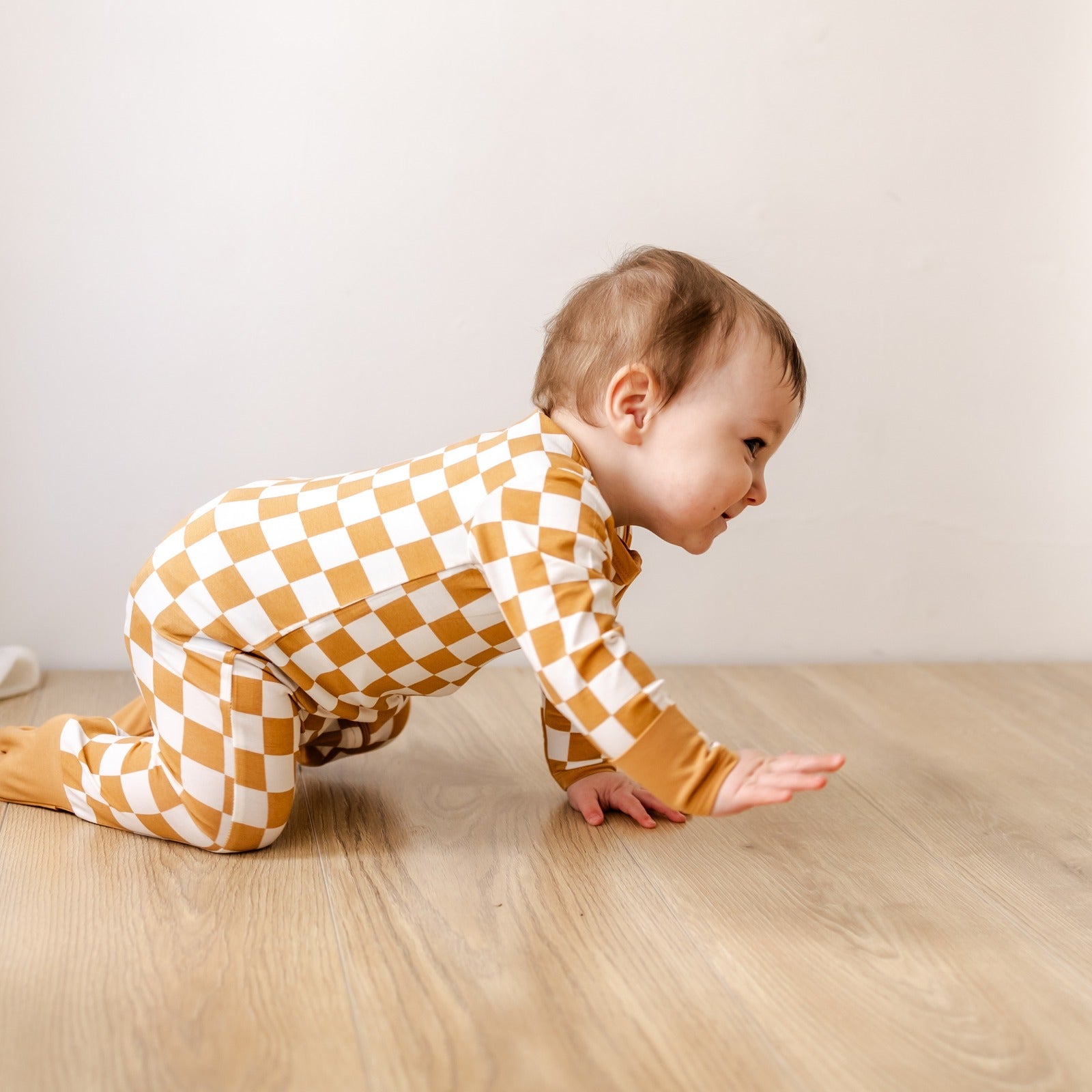 Hello Poppet Bamboo All-In-One | Baby Toddler One Piece | Bear & Moo