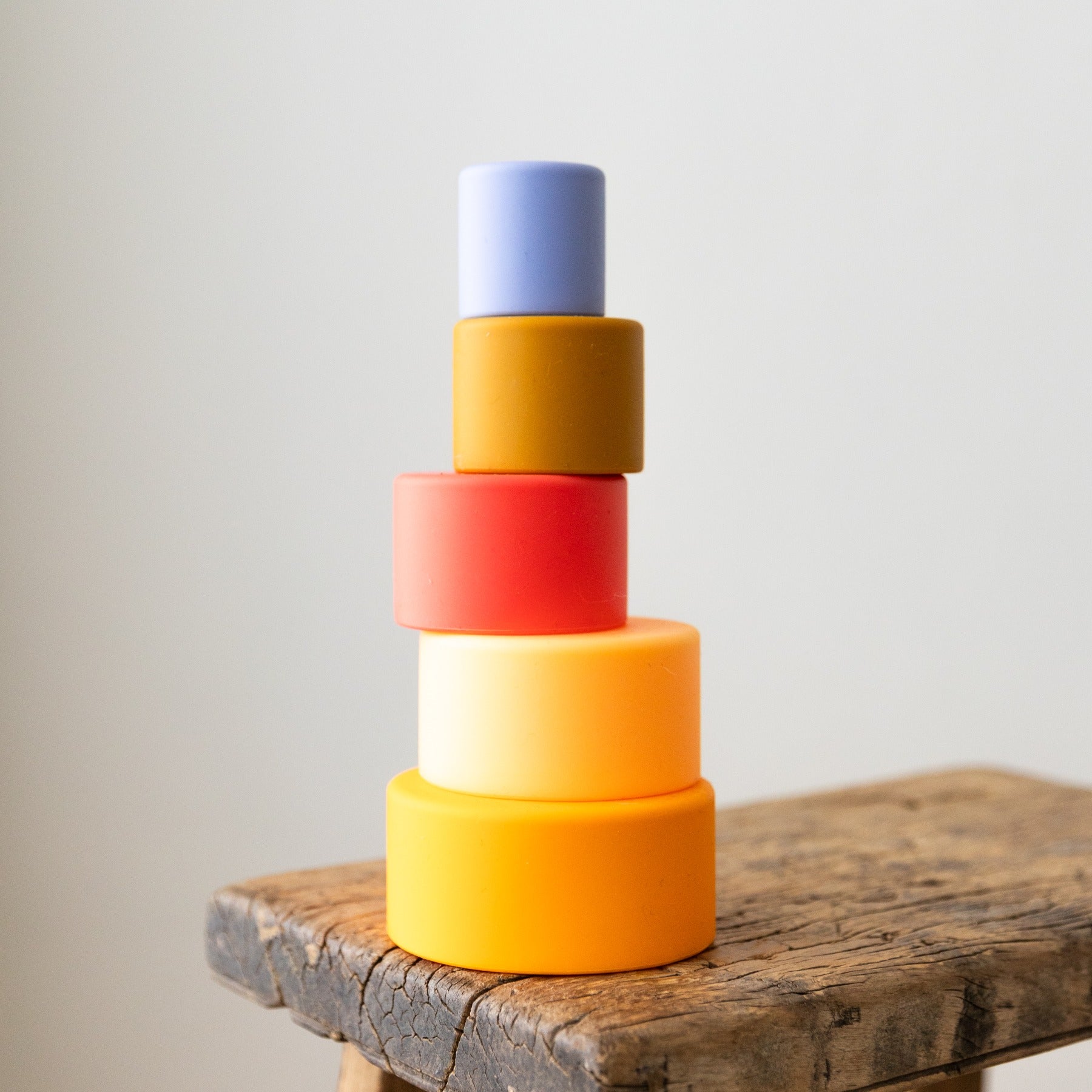Bear & Moo Silicone Stacking Cup Toys