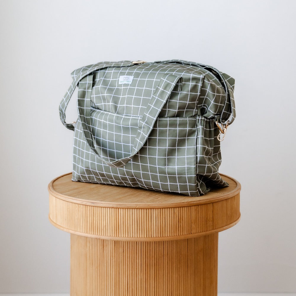 Bear & Moo Waterproof Day Bag | Nappy Bag | Baby Bags