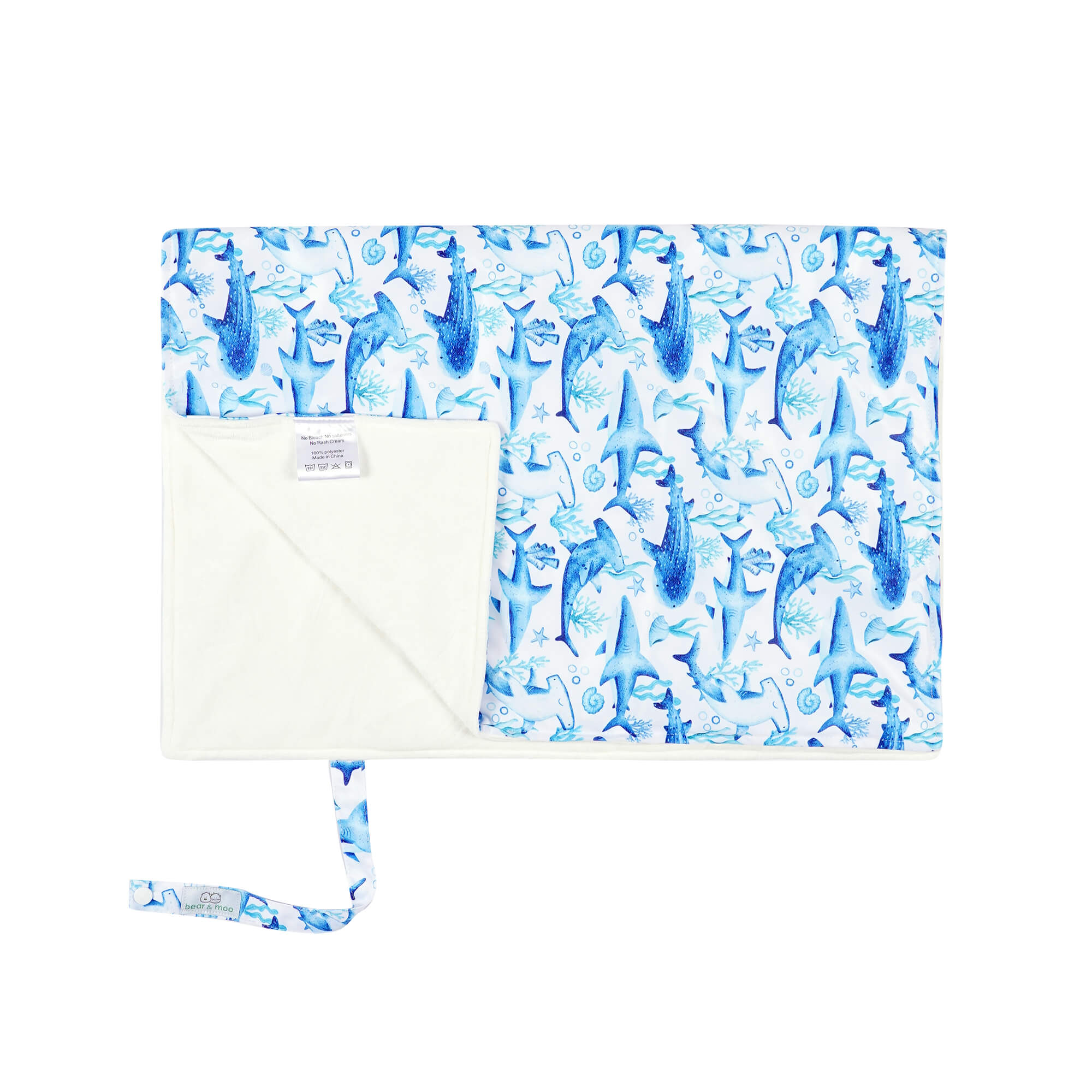Reusable Bamboo Change Mat | Waterproof Play Mat | Bear & Moo