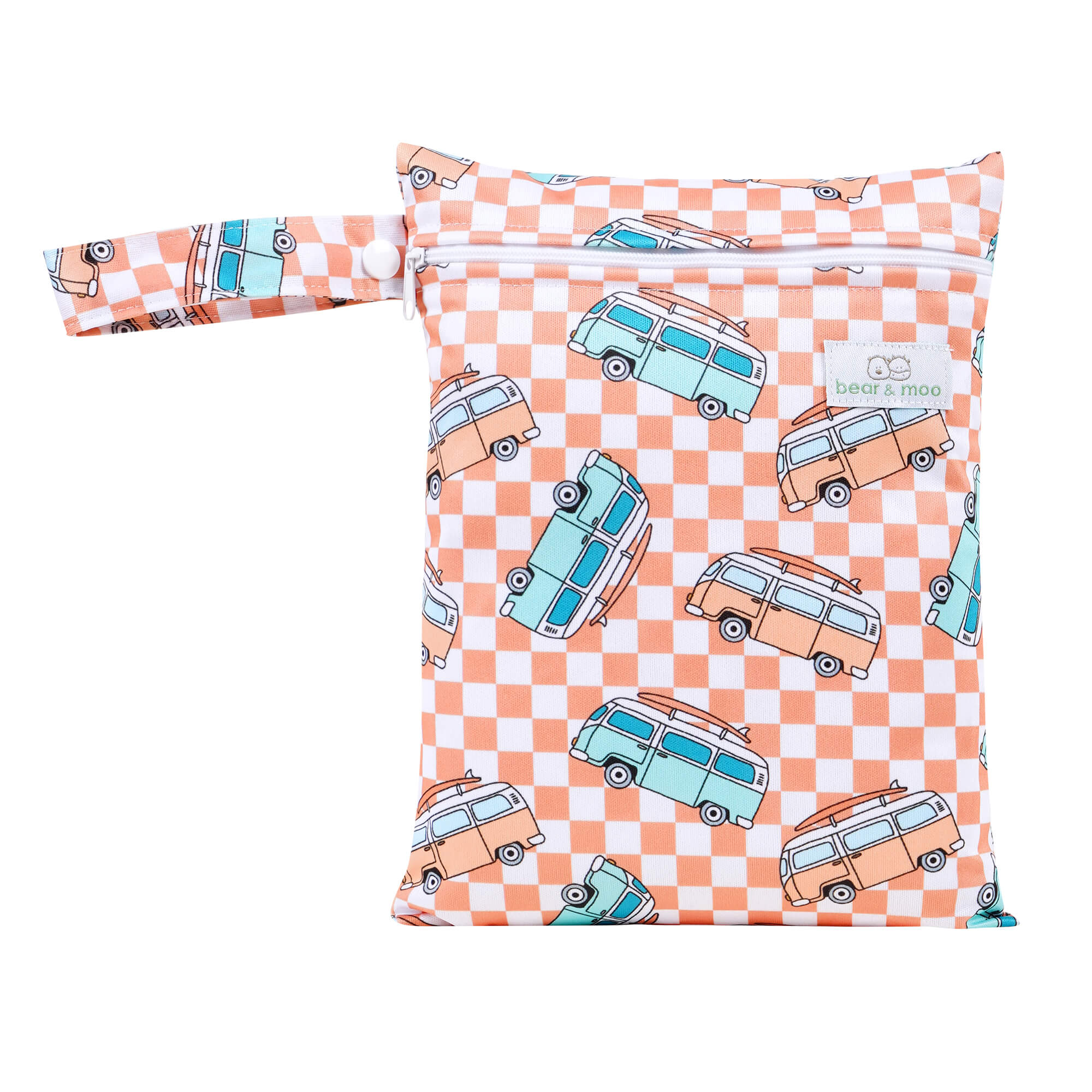 Medium Wet Bag | Waterproof Baby Bag | Bear & Moo